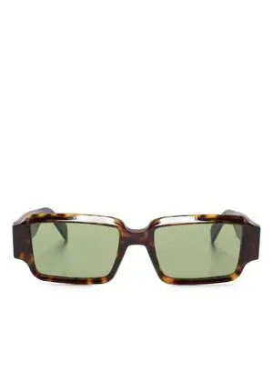 RETROSUPERFUTURE Astro Rectangle-frame Sunglasses - Brown