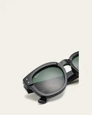 Ray-ban Mega Hawkeye Square Sunglasses - Black