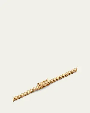 JENNIFER MEYER Yellow Graduated Emerald Tennis Necklace