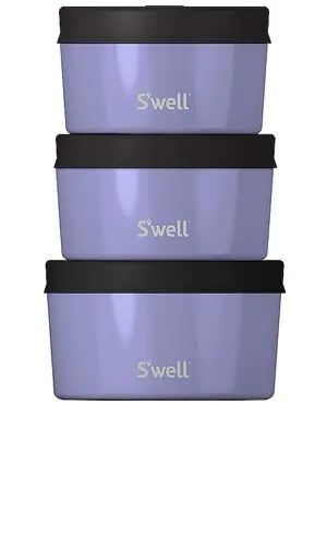 S'WELL 6pc Canister Set In Lavender - Hillside Lavender