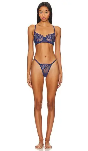 KAT THE LABEL Sofia Bra - Navy