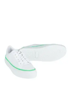 Gcds Soft Leather Lace-up Sneakers With Two-tone Detailing