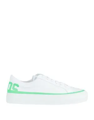 Gcds Soft Leather Lace-up Sneakers With Two-tone Detailing
