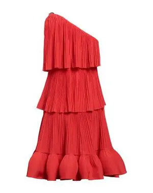 LANVIN Mini One-shoulder Pleated Dress