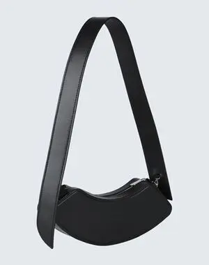 Gcds Leather Shoulder Bag - Black
