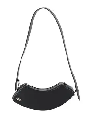 Gcds Leather Shoulder Bag - Black