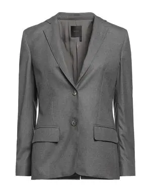 Agnona Single-breasted Blazer - Grey