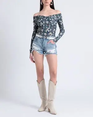 Isabel Marant Étoile Off-the-shoulder Floral Print Top