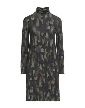 Majestic Filatures Military Viscose Mini Dress
