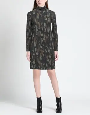 Majestic Filatures Military Viscose Mini Dress