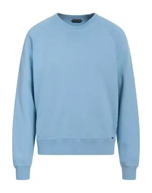 TOM FORD Sweatshirt In Pastel Cotton - Blue