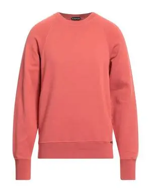 TOM FORD Sweatshirt In Pastel Cotton Red