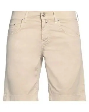 JACOB COHЁN JACOB COHЁN Rust Cotton Lyocell Twill Shorts Beige