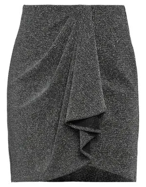 MARANT ETOILE Metallic Mini Skirt - Black