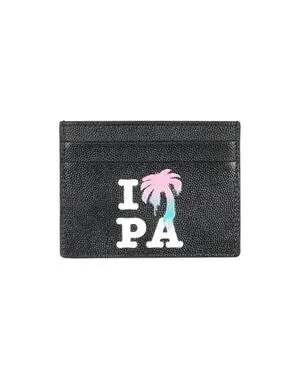 Palm Angels Document Holder Calfskin - Black