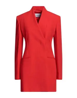 FERRAGAMO Suit Jacket Size Virgin Wool - Red