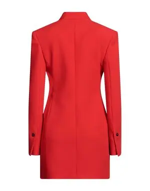 FERRAGAMO Suit Jacket Size Virgin Wool - Red