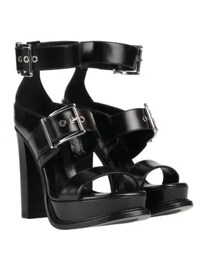 Alexander McQueen Leather Platform Sandals