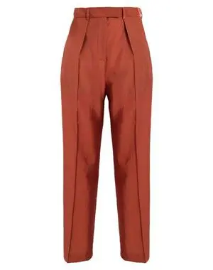 Karl Lagerfeld Straight Leg Pants - Rust