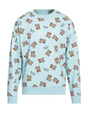 Moschino Cotton Elastane Sweatshirt - Blue