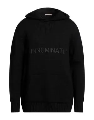 HINNOMINATE Knitted Hoodie - Black