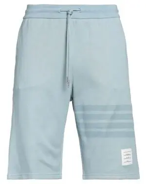 Thom Browne Sweatshirt Fleece Shorts - Blue