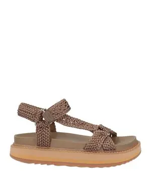 Ash Textile Fibers Sandals - Beige