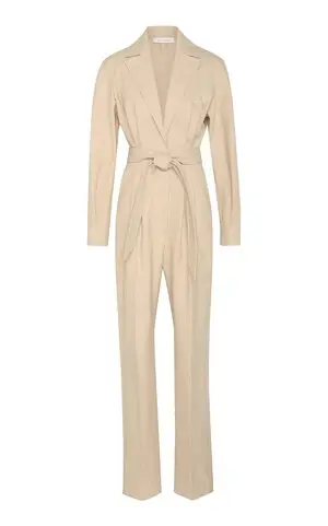 Zimmermann Natura Tailored Cotton-silk Jumpsuit