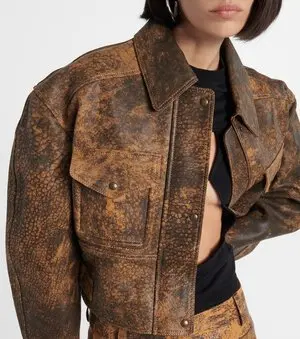 KNWLS Distressed Leather Jacket