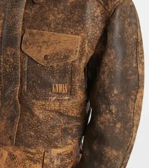 KNWLS Distressed Leather Jacket