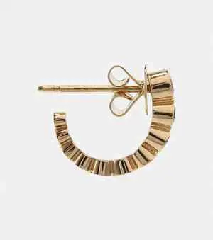 Sophie Bille Brahe Boucle Ensemble Petite 18kt Single Earring With Diamonds - Gold