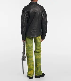 Acne Studios Linor Leather Biker Jacket