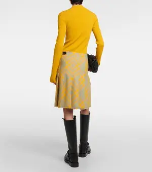 Burberry Check Wool-blend Kilt