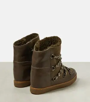Isabel Marant Étoile Nowles Leather Sneakers