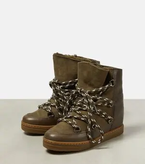 Isabel Marant Étoile Nowles Leather Sneakers