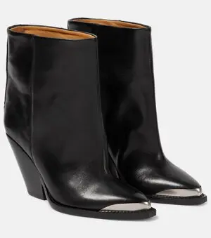 Isabel Marant Ladel Leather Ankle Boots