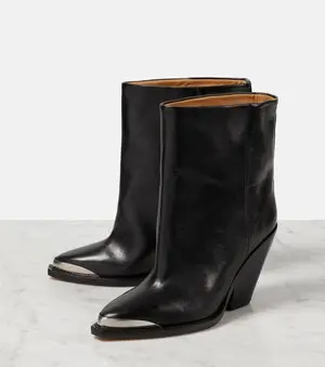 Isabel Marant Ladel Leather Ankle Boots