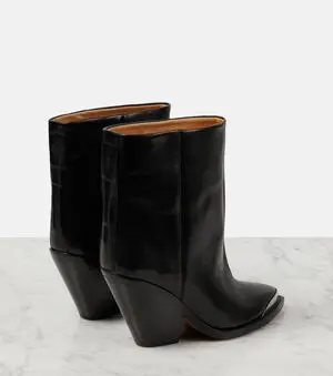 Isabel Marant Ladel Leather Ankle Boots