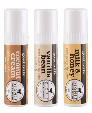DIONIS GOAT MILK SKINCARE Warm Sweet Goat Milk Lip Balm Set - No Color
