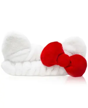 THE CREME SHOP Hello Kitty Plush Spa Headband - Red