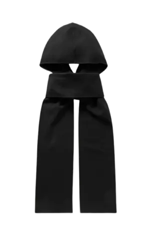 THE ROW Gordie Hooded Brushed-cashmere Scarf