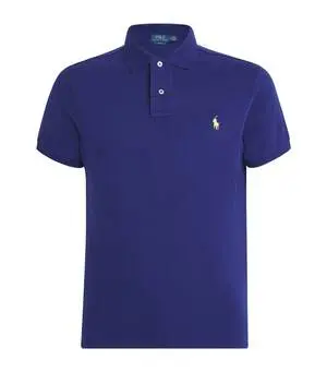 Polo Ralph Lauren Cotton Mesh Slim-fit Polo Shirt - Navy