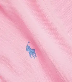 Polo Ralph Lauren Slim Fit Cotton Mesh Polo Shirt With Embroidered Logo - Pink