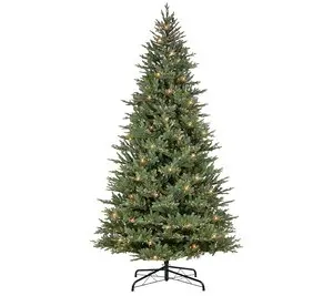 PULEO INTERNATIONAL Puleo 10' Pre-lit Balsam Artificial Fir Tree - One-color