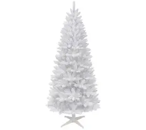 PULEO INTERNATIONAL Puleo 7' Unlit White Carson Artificial Pine Tre E 680 Tips - One-color