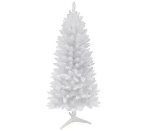 PULEO INTERNATIONAL Puleo 6' Unlit White Carson Aritificial Pine Tr Ee 495 Tips - One-color