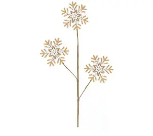 MELROSE Wood Snowflake Spray