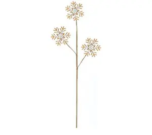 MELROSE Wood Snowflake Spray