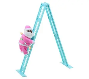 MR. CHRISTMAS 9' Musical Tabletop Pastel Climbi Ng Santa - One-color