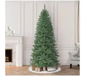 PULEO INTERNATIONAL Puleo 7' Unlit Carson Artificial Pine Tree 680 Ips